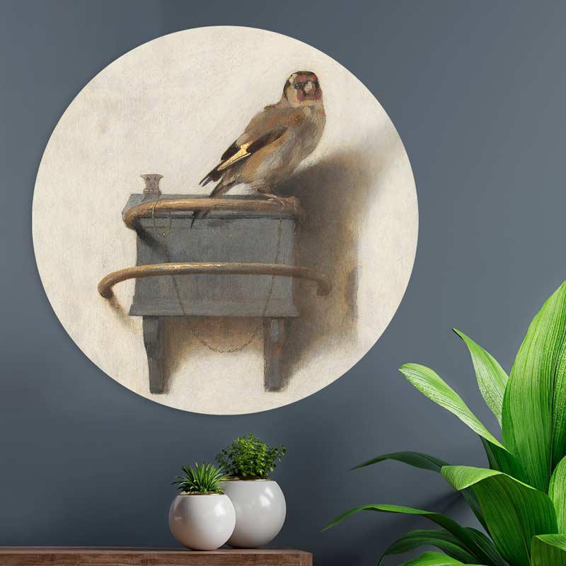 Het Puttertje - Muurcirkel - Carel Fabritius - Wanddecoratie